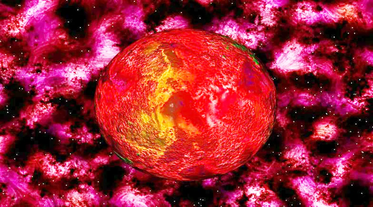 Hell planet temperature 2000 degrees