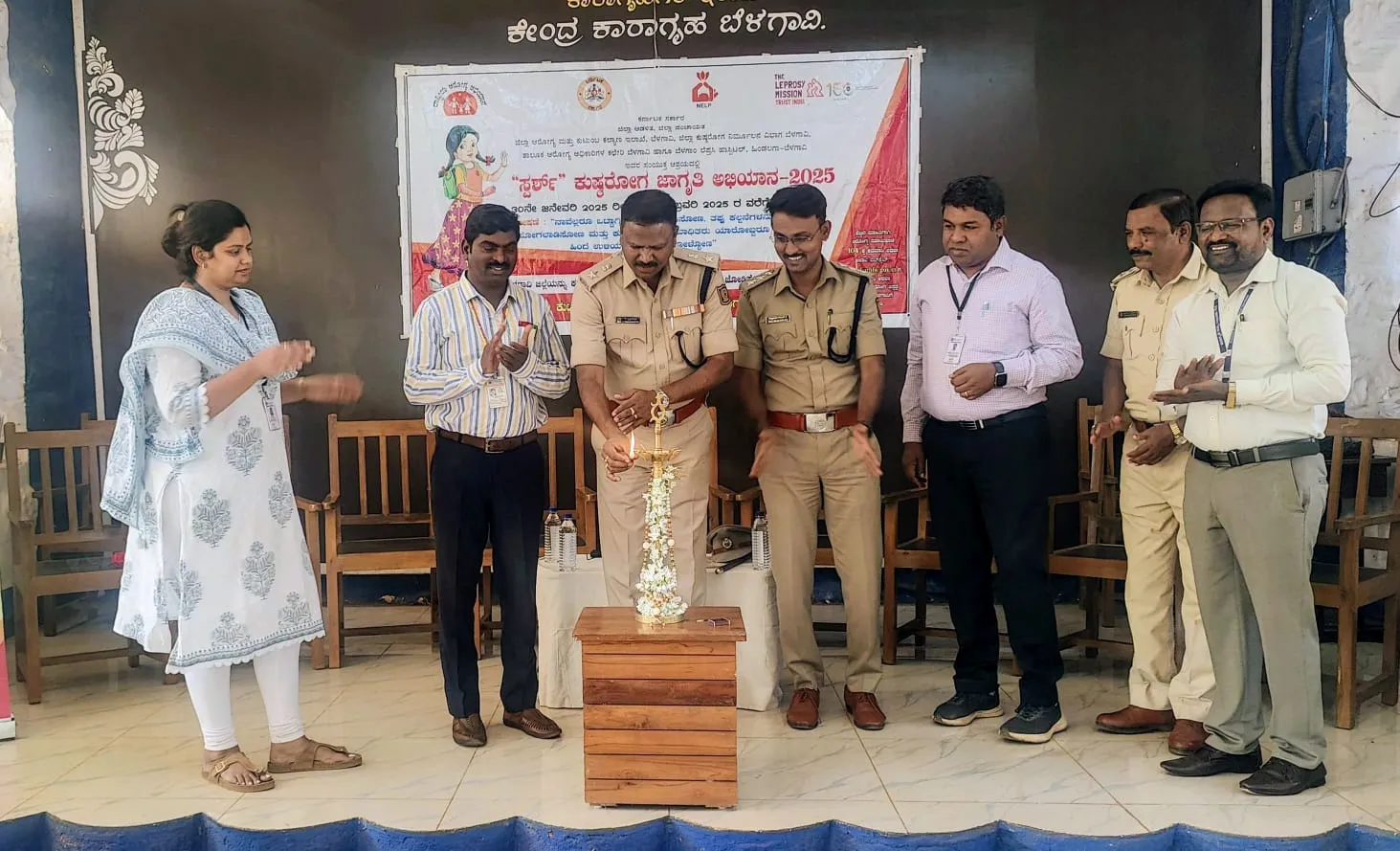 'Sparsh' leprosy awareness campaign at Hindlaga Central Jail