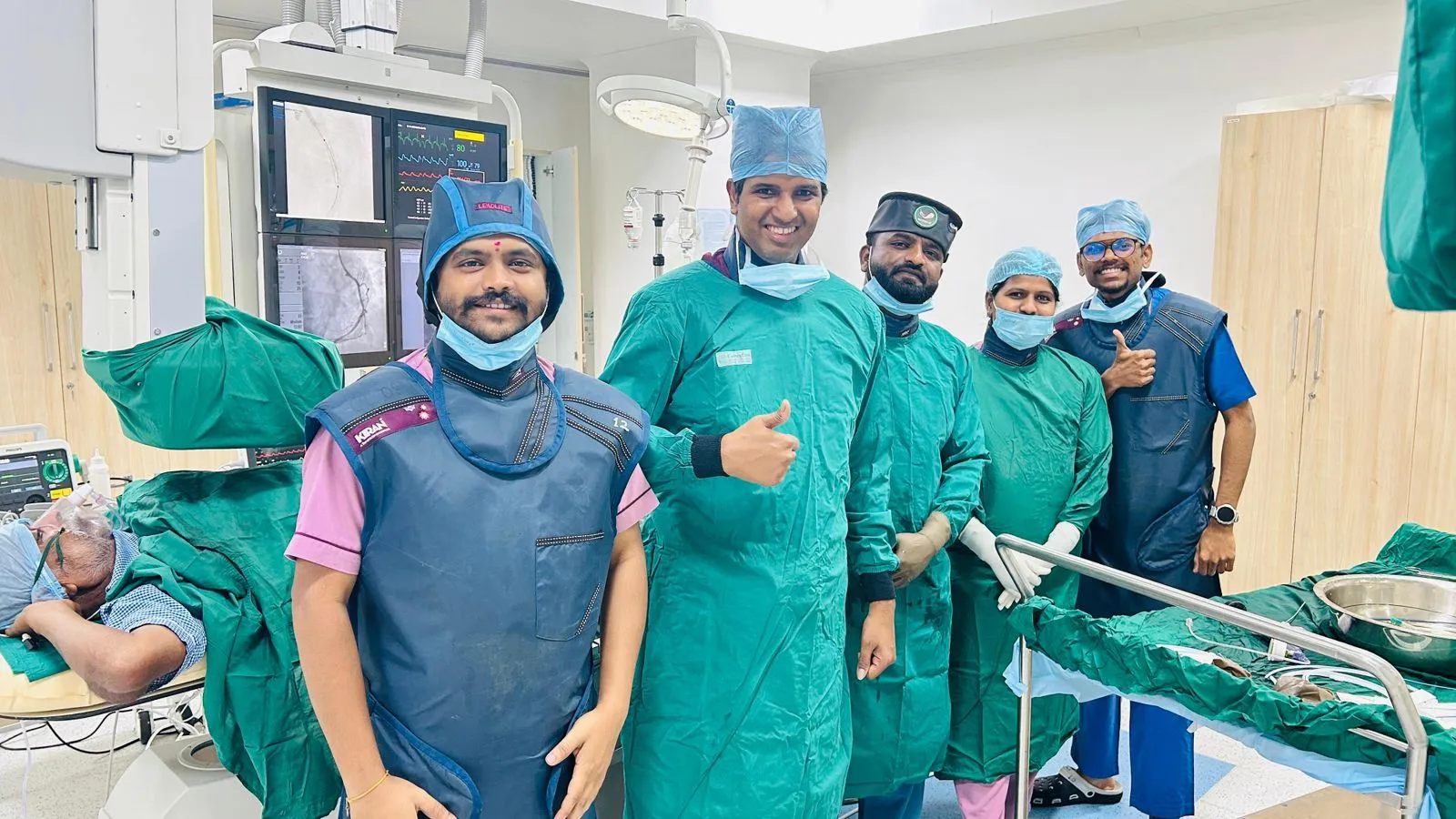 Successful treatment of 'situs inversus' in a 70-year-old man